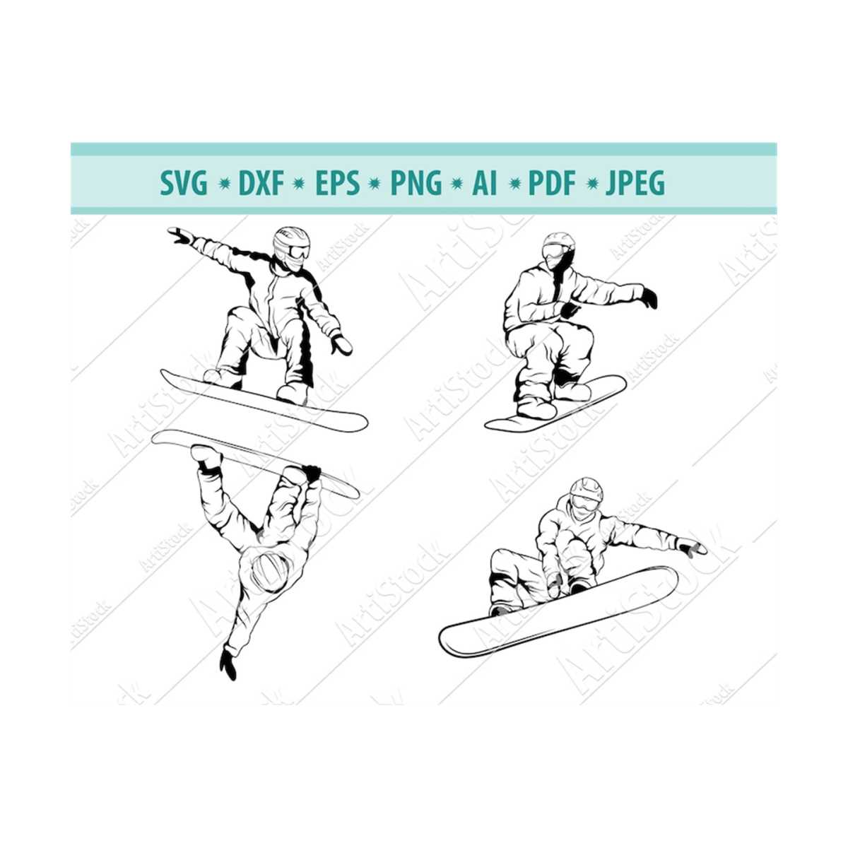 Snowboarder Svg, Snowboarding SVG, Extreme Sports SVG, Snowb | Inspire ...