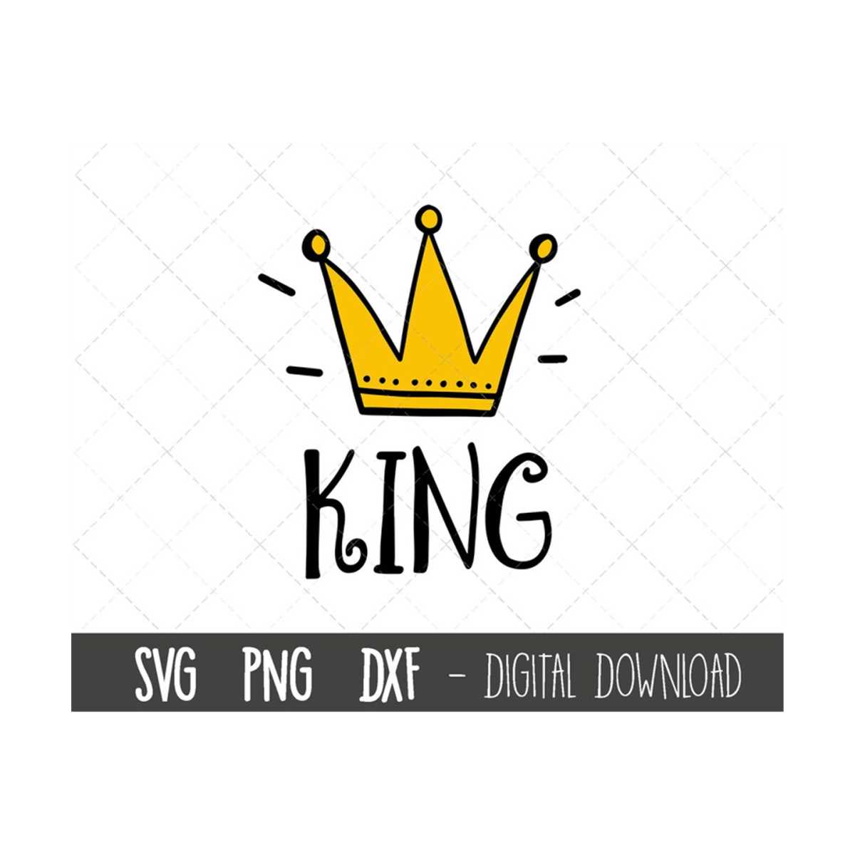 King SVG, Crown svg, Royal SVG, birthday king png, king clip | Inspire ...