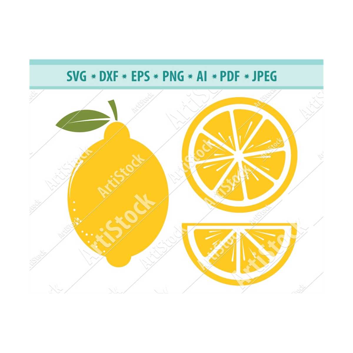Lemon SVG File, Fresh Fruit Svg, Citrus Svg, Lemon slice Svg - Inspire ...