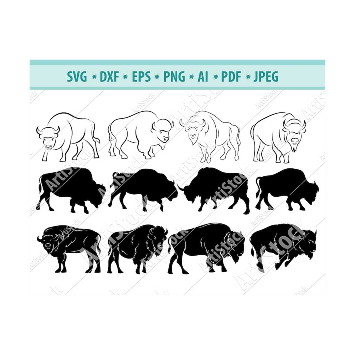 Buffalo SVG, Bison SVG, Buffalo graphic, Buffalo png, Buffal | Inspire ...