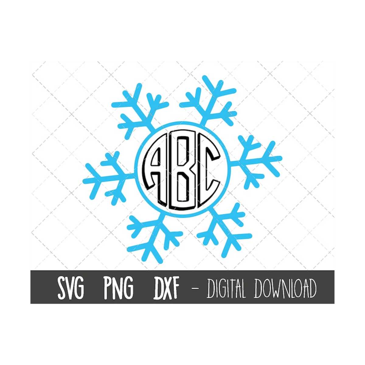 Snowflake svg, snowflake monogram svg, christmas svg, winter | Inspire ...