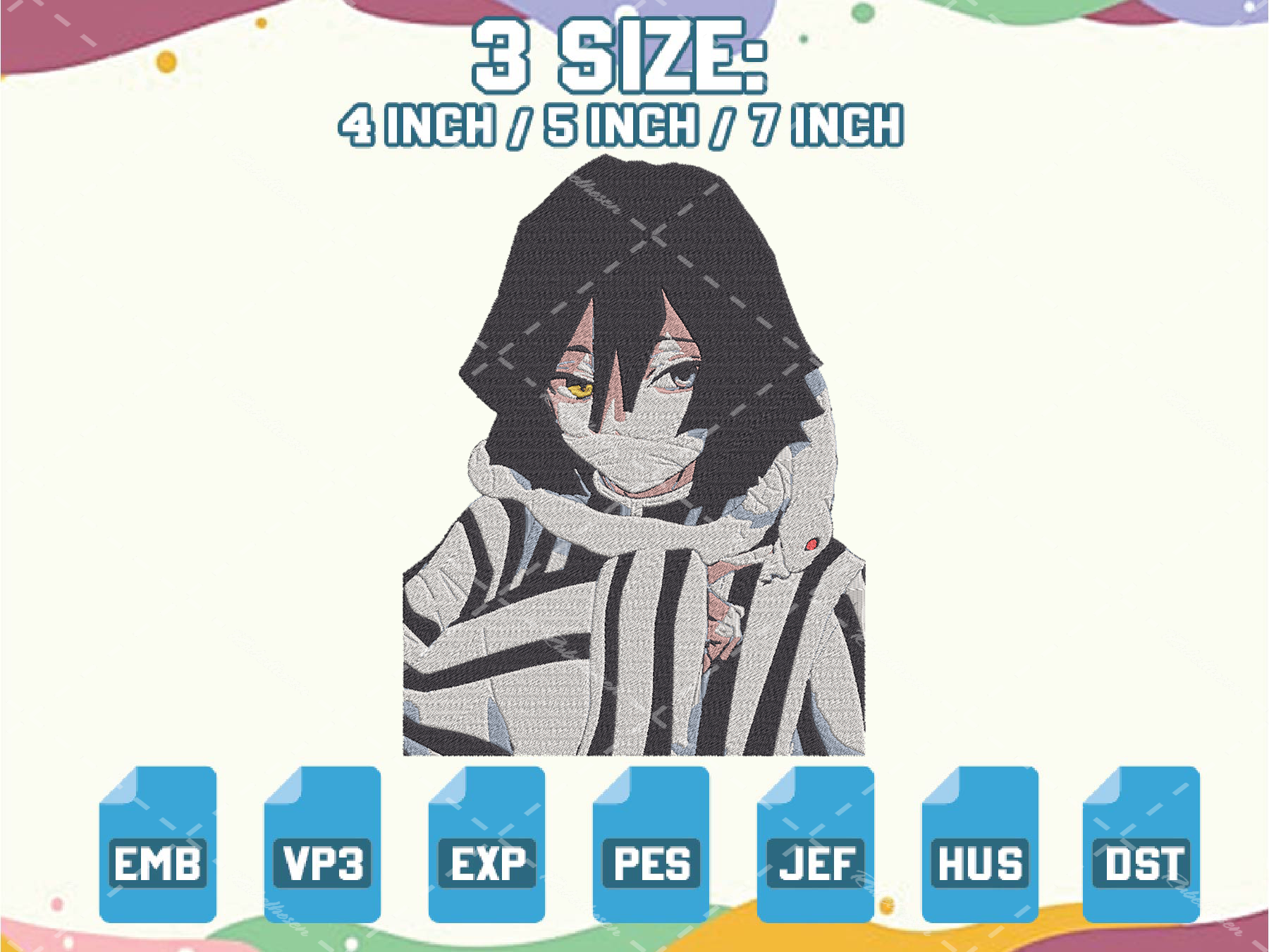 Hero Anime Embroidery Designs , Anime Embroidery Designs, De - Inspire ...