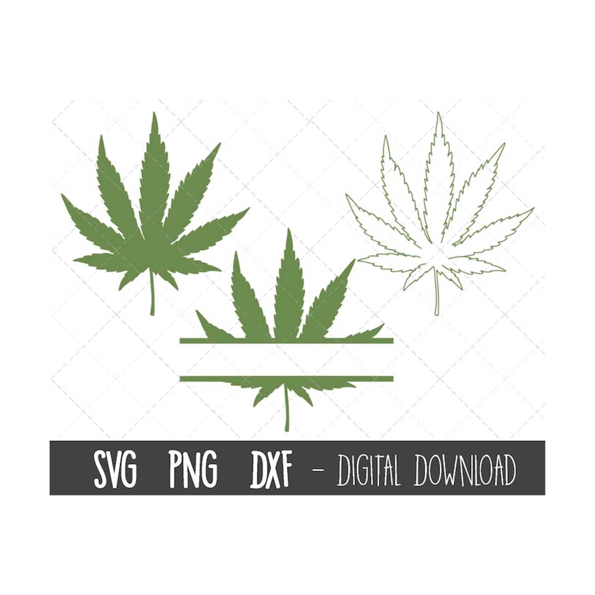 Marijuana Leaf svg bundle, split name frame svg, Pot leaf sv | Inspire ...