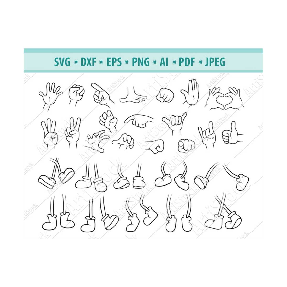 Cartoon legs Svg, Funny Gesture Svg, Cartoon Hand Sign Svg, | Inspire ...
