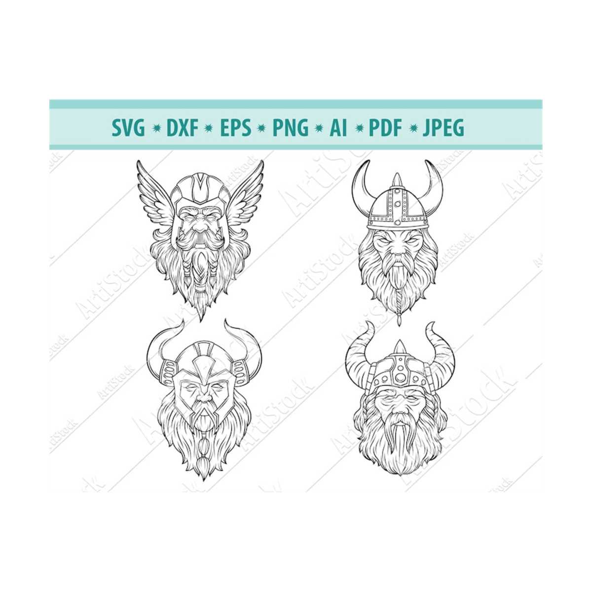 Viking SVG, Nordic Vikings Svg, Viking Helmet Svg, Viking Ce | Inspire ...