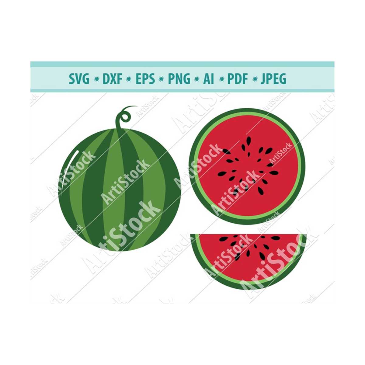 Watermelon Svg, Watermelon Cut File, Watermelon Clipart, Spl | Inspire ...