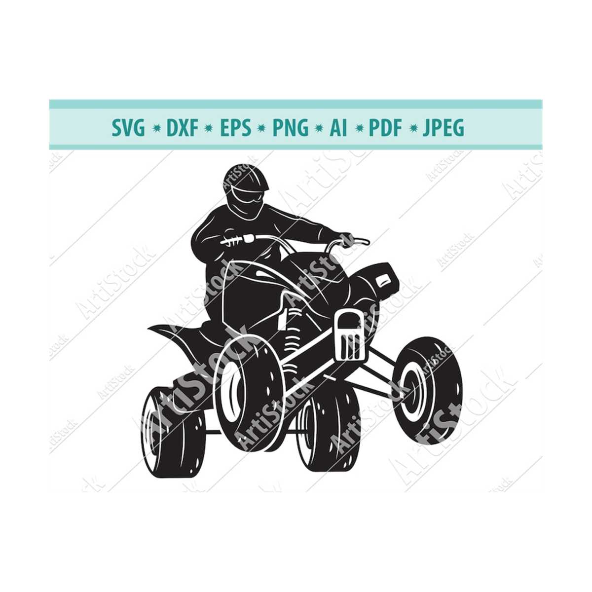 ATV Svg, 4 Wheeler Svg, Atv Motocross Svg, Quad Bike Svg, AT | Inspire ...