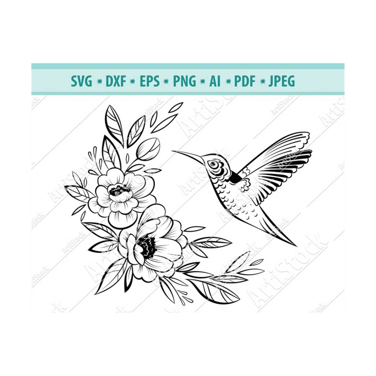 Hummingbird SVG file, Hummingbird Wreath svg file, Hummingbi | Inspire ...