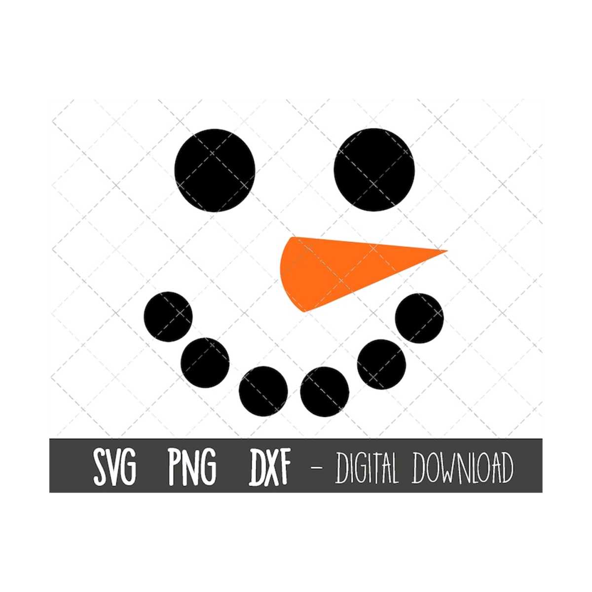 Snowman svg, christmas svg, snowman face svg file, snowman h | Inspire ...
