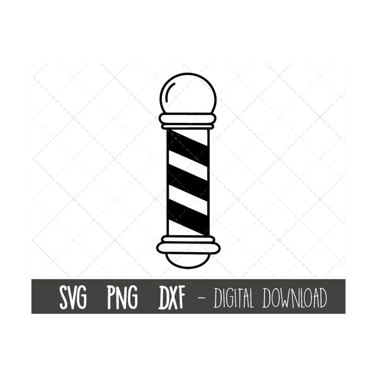 Barber pole svg, barber shop svg, barber shop clipart, hairc | Inspire ...
