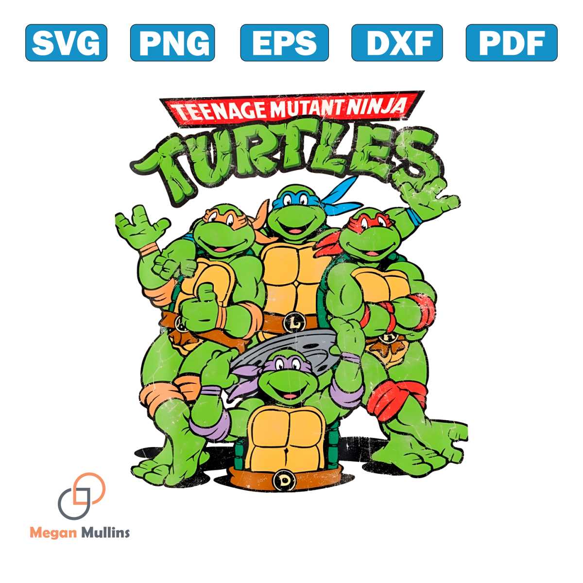 Teenage Mutant Ninja Turtles PNG Sublimation Download | Inspire Uplift