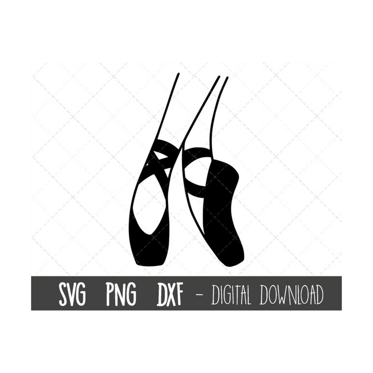 Pointe shoes svg, ballet shoes svg, Ballet slippers svg, bal | Inspire ...