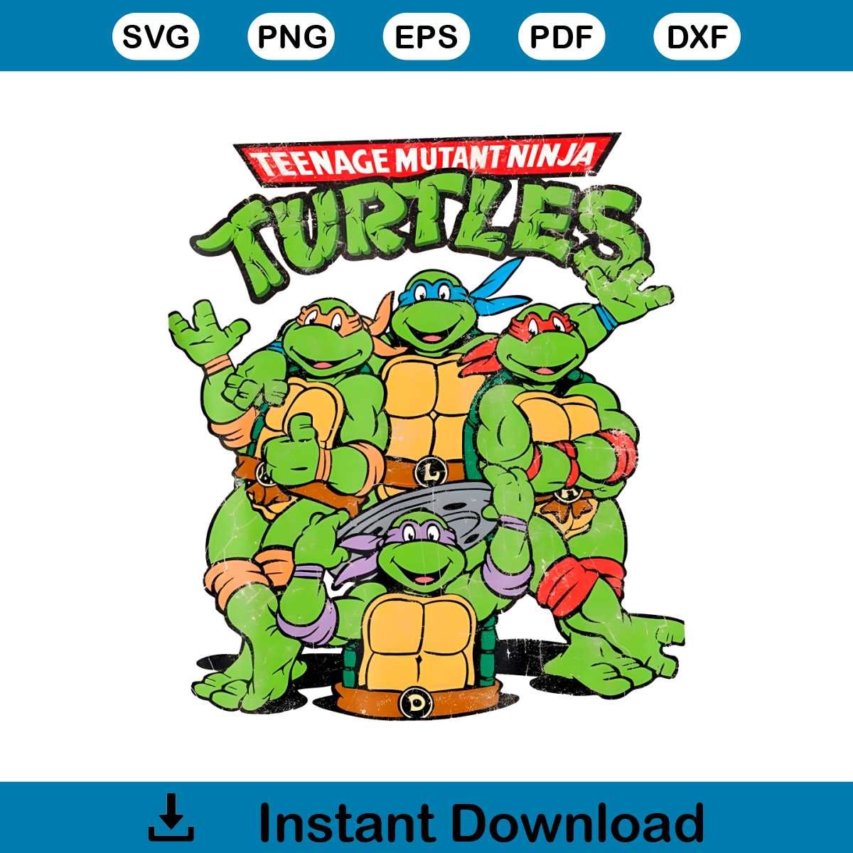 Teenage Mutant Ninja Turtles PNG Sublimation Download | Inspire Uplift
