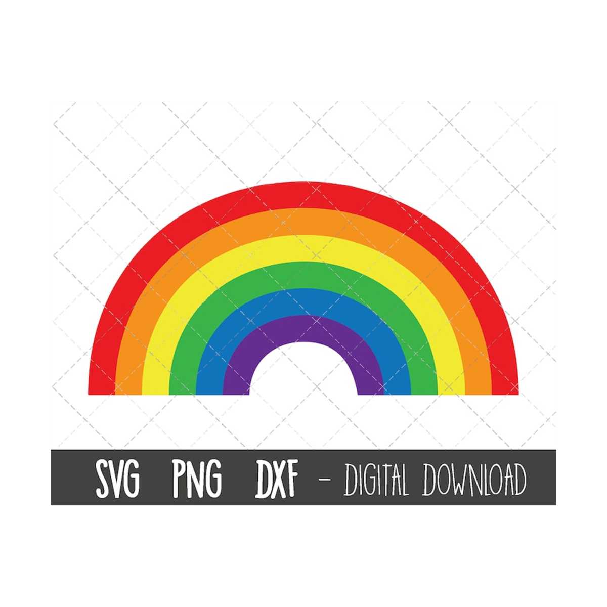 Rainbow svg, rainbow clipart, rainbow vector, rainbow png, r - Inspire ...