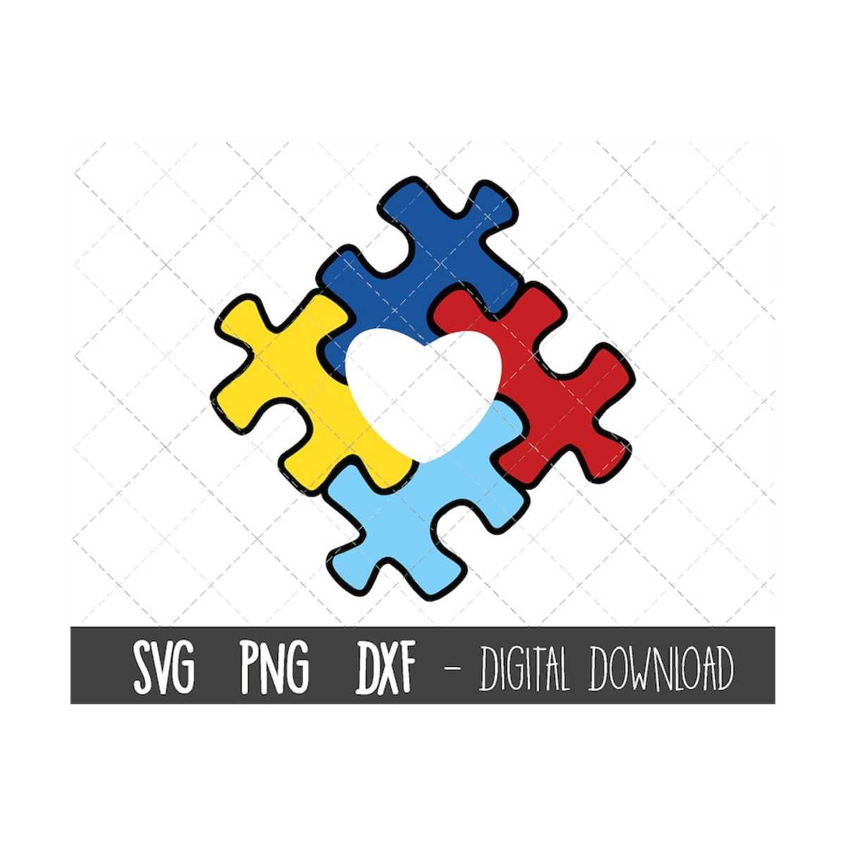 Autism puzzle heart svg, autism svg, autism clipart, autism | Inspire ...