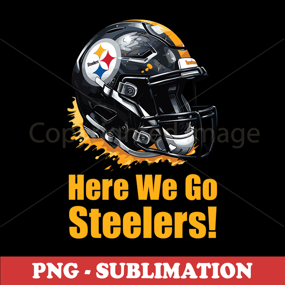 Pittsburgh Steelers Helmet - Custom Sublimation PNG - Show Y - Inspire ...
