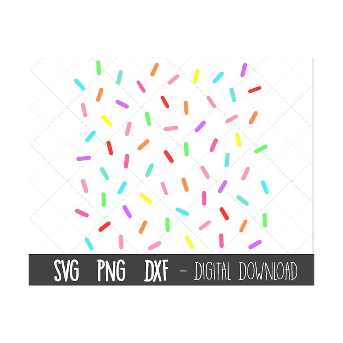Sprinkle pattern SVG, confetti svg, baking clipart, birthday | Inspire ...