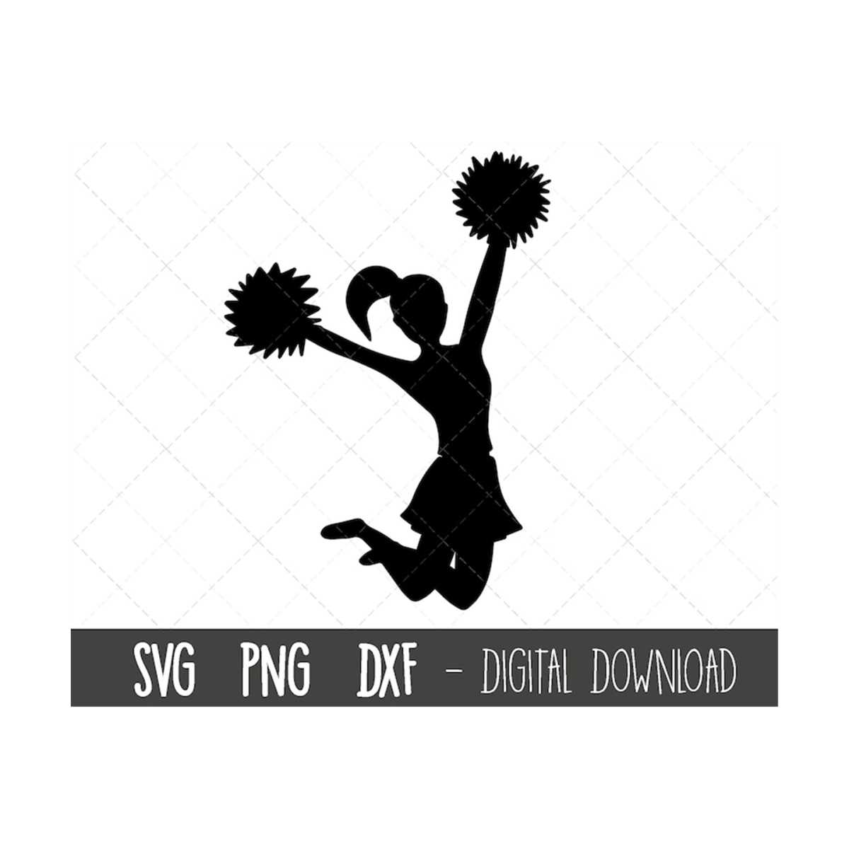 Cheerleader svg, cheerleading svg, cheer svg, cheerleader si - Inspire ...