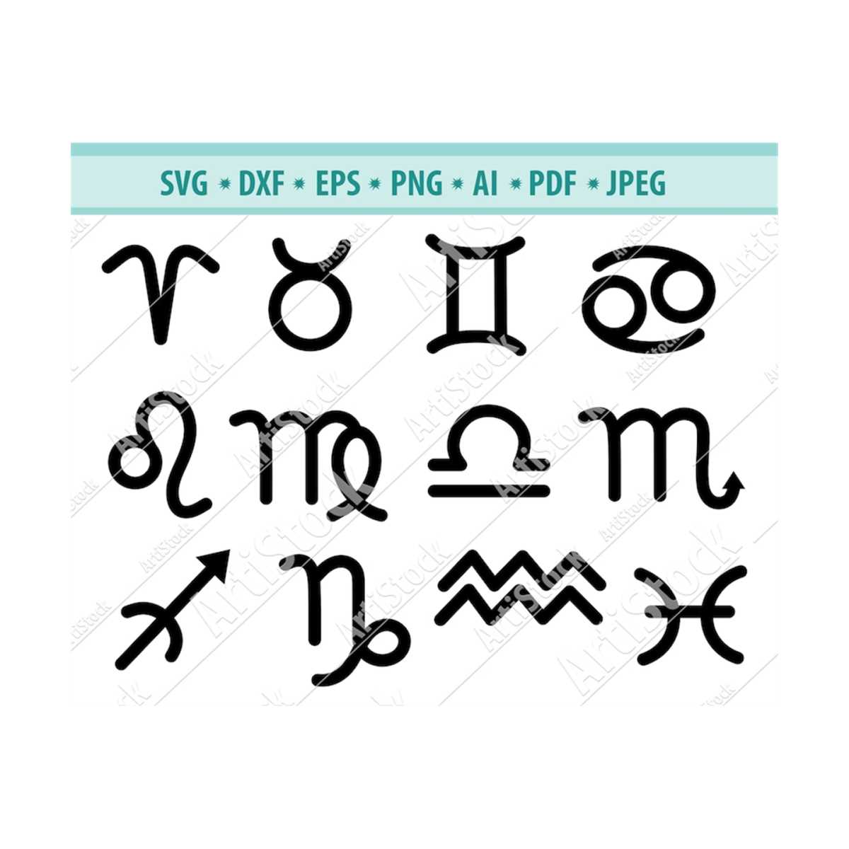 Zodiac sign svg, Constellation zodiac Svg, Astrology Svg, Zo | Inspire ...