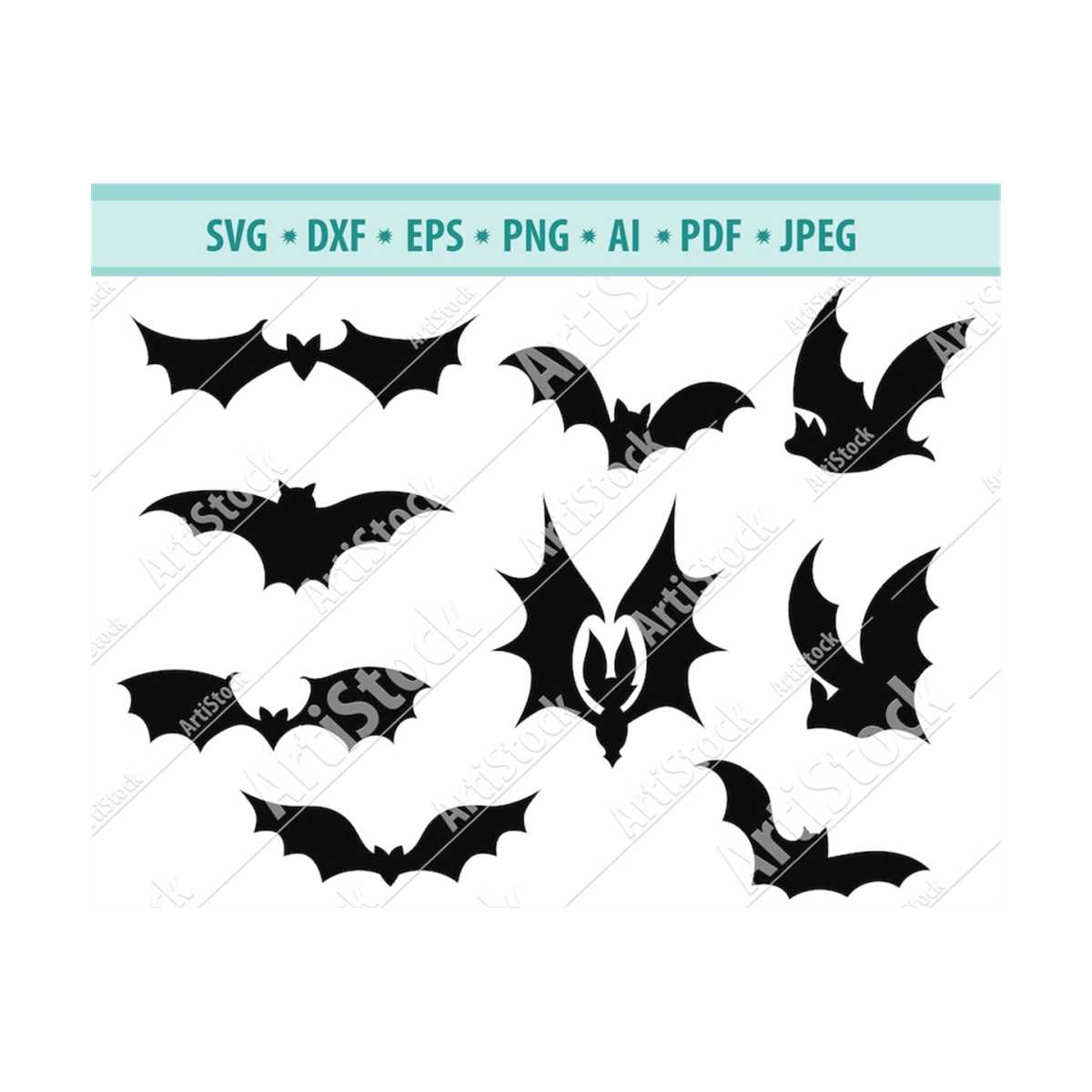 Bat SVG Bundle, Bat SVG, Halloween Bat SVG, Bat Cut Files Fo | Inspire ...