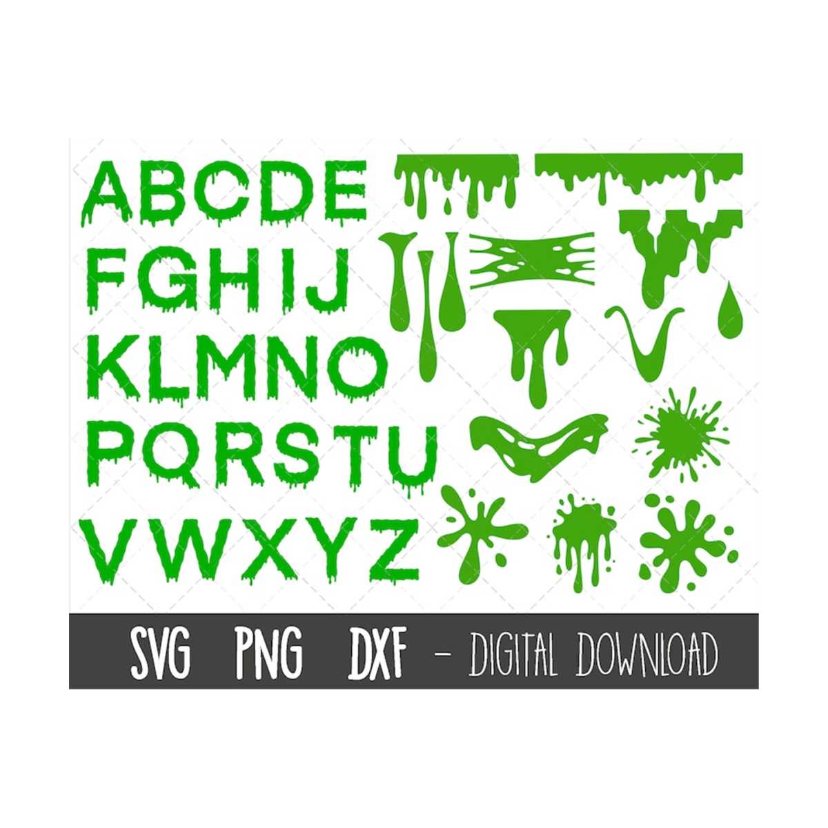 Slime SVG bundle, dripping goo svg, slime clipart, slimey al | Inspire ...