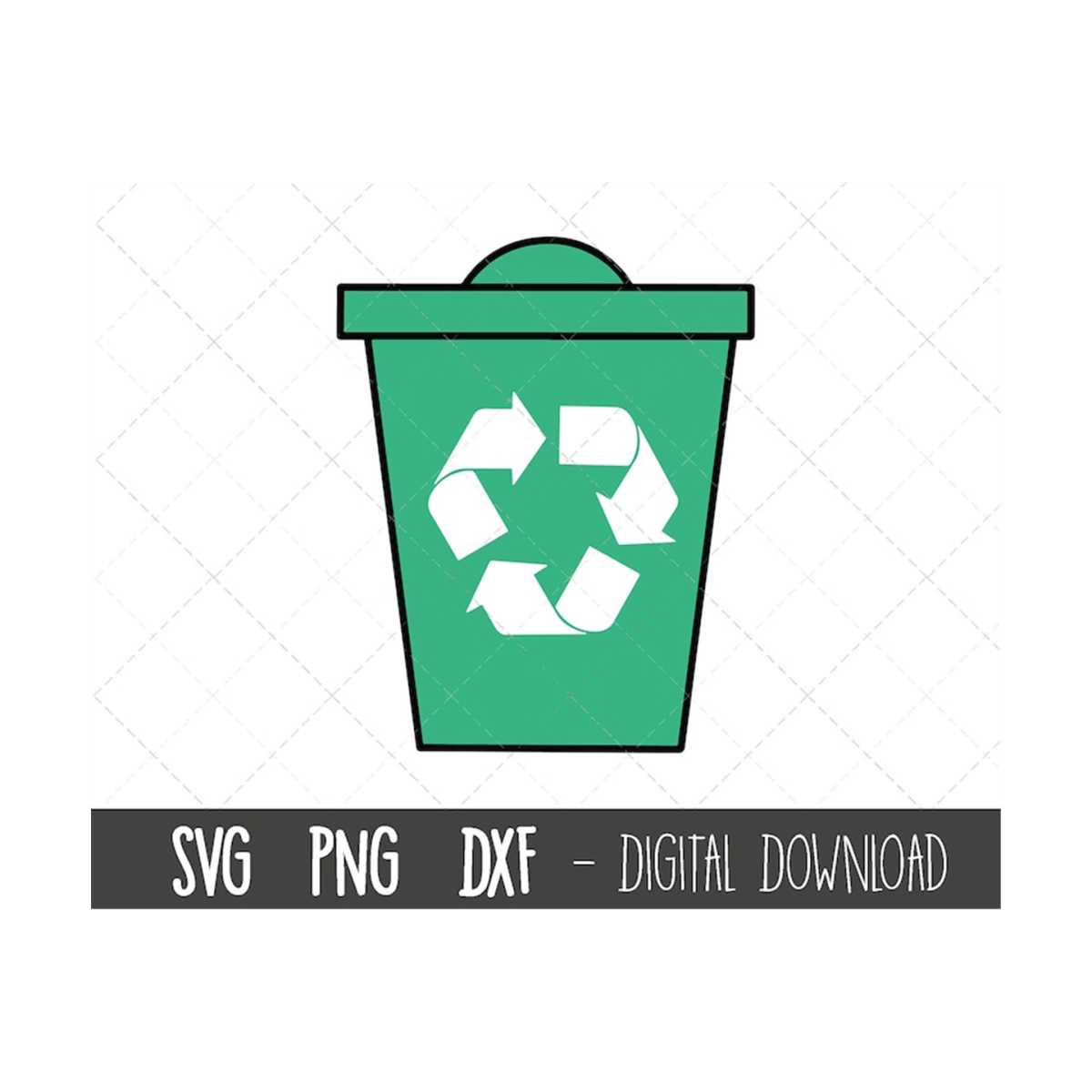 Recycle svg, trash can svg, garbage can png, recycle bin svg | Inspire ...