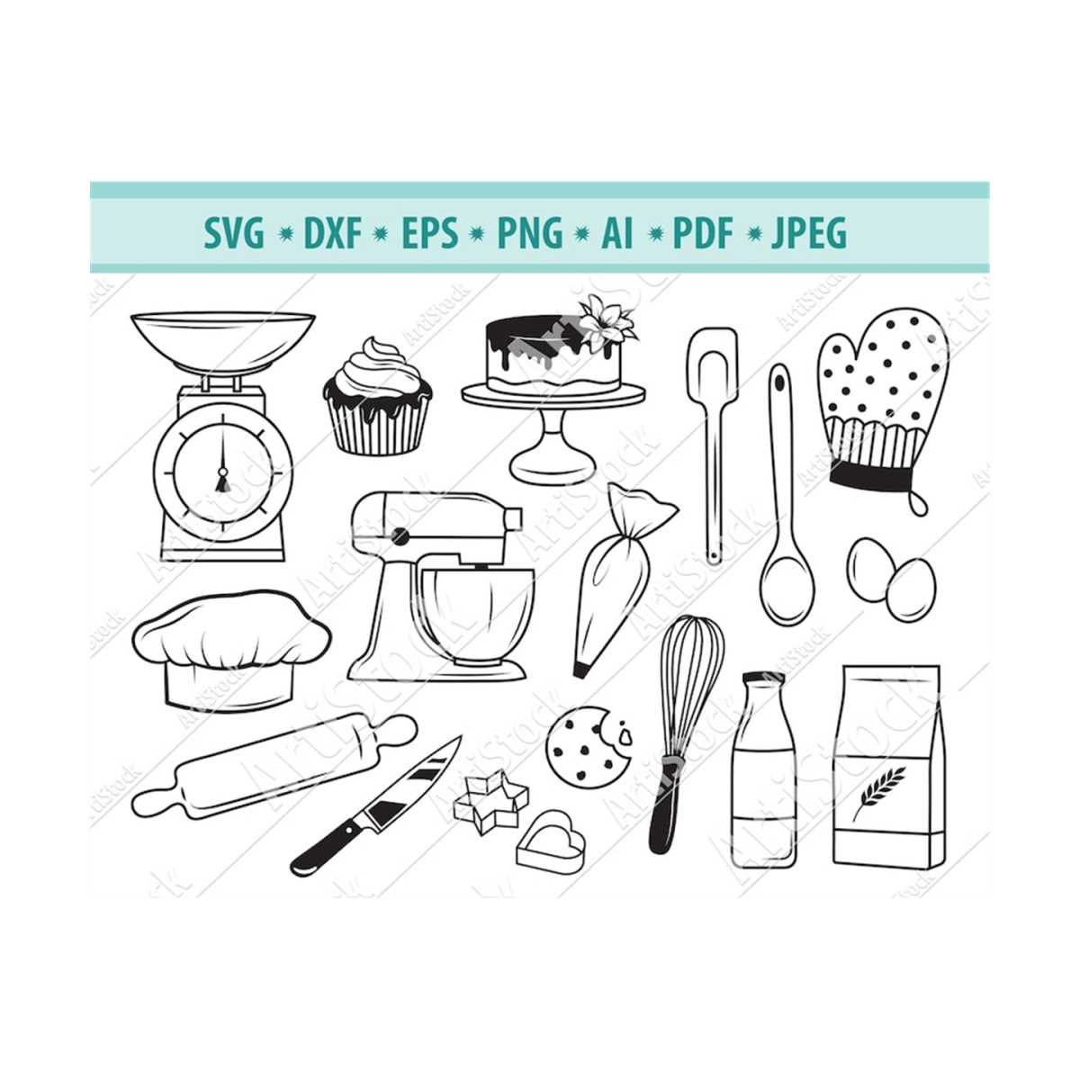 Bakery item Svg, Confectionery Svg, Cake Svg, Birthday Cake | Inspire ...