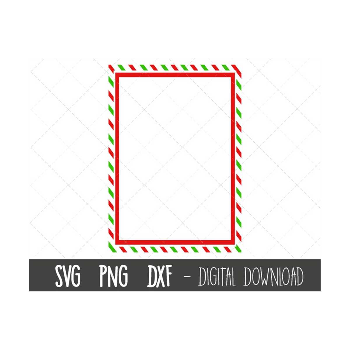 Christmas candy cane border svg, candy cane border png, cand | Inspire ...