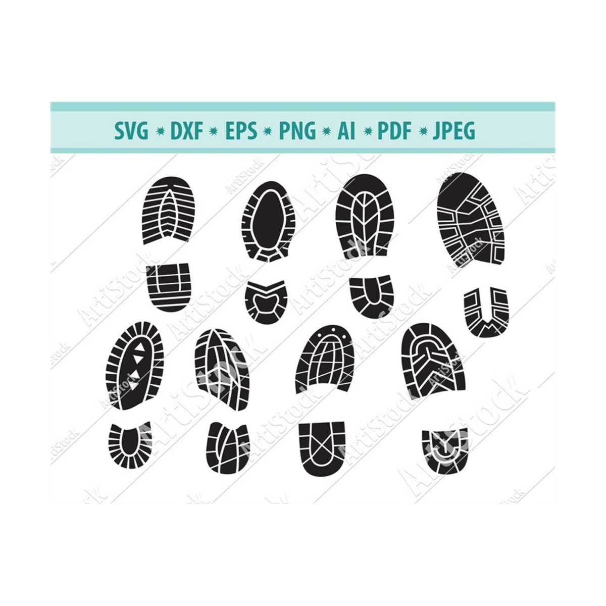 Shoeprints Svg, Shoe Bottom Svg, Footprint Svg, Shoe Print C | Inspire ...