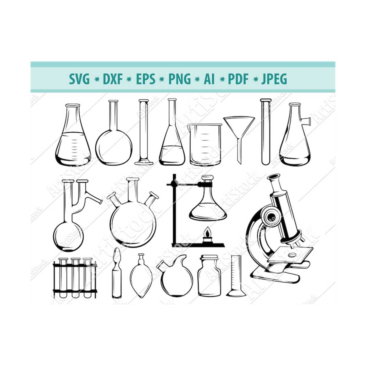 Chemistry Set SVG File, Chemist SVG, Chemistry Beaker Svg, T | Inspire ...