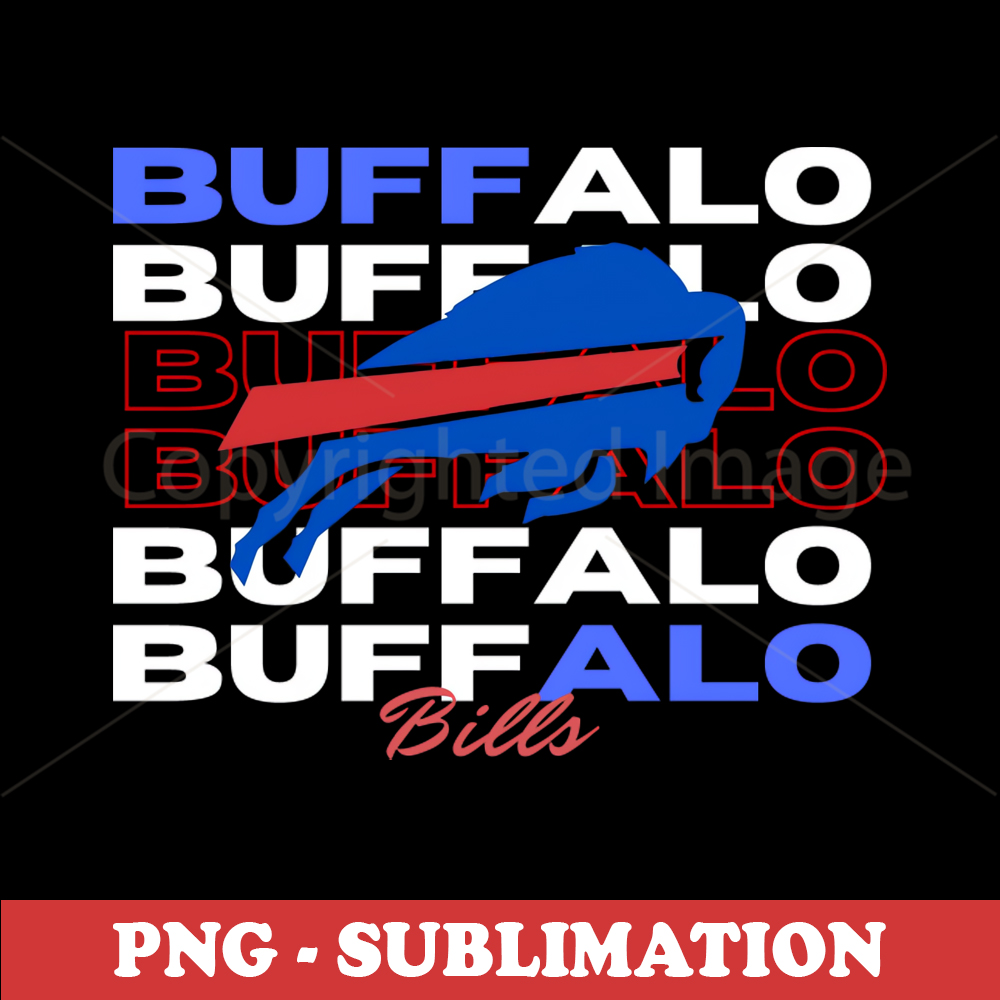 Buffalo Bills Merchandise - High-Quality Sublimation PNG Dig | Inspire ...