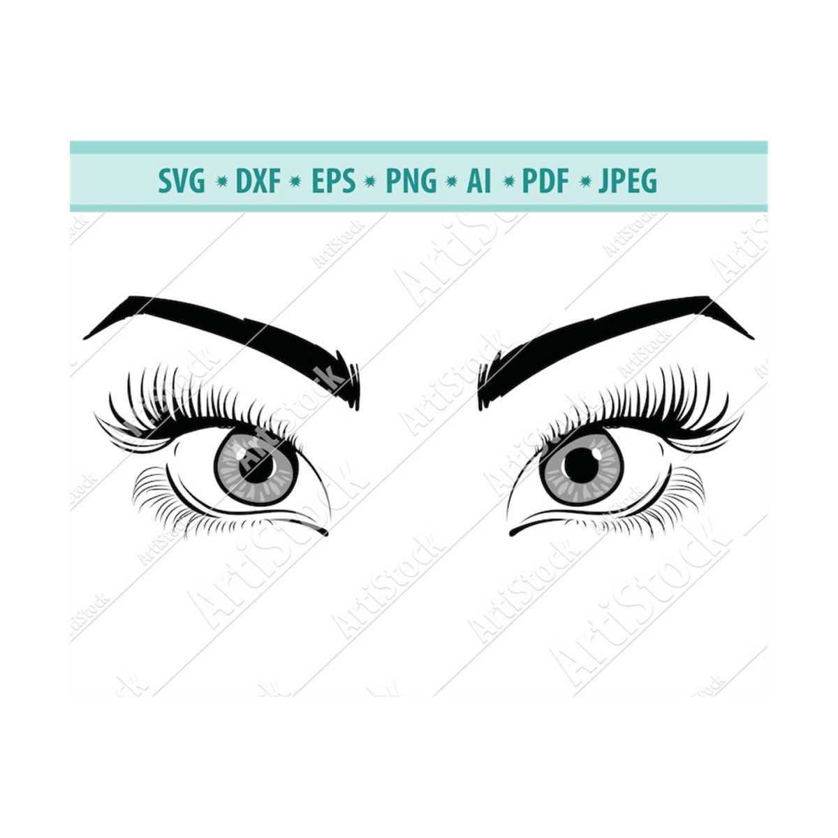 Eyelashes svg, Eyes svg, Beauty svg, Make up svg, Eye lashes | Inspire ...