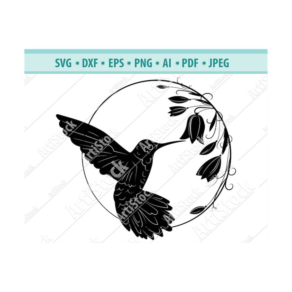 Hummingbird SVG file, Hummingbird Wreath svg file, Hummingbi | Inspire ...