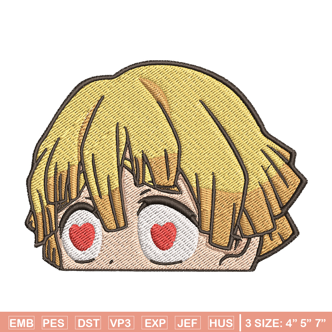 Zenitsu love embroidery design, Zenitsu embroidery, Anime de | Inspire ...