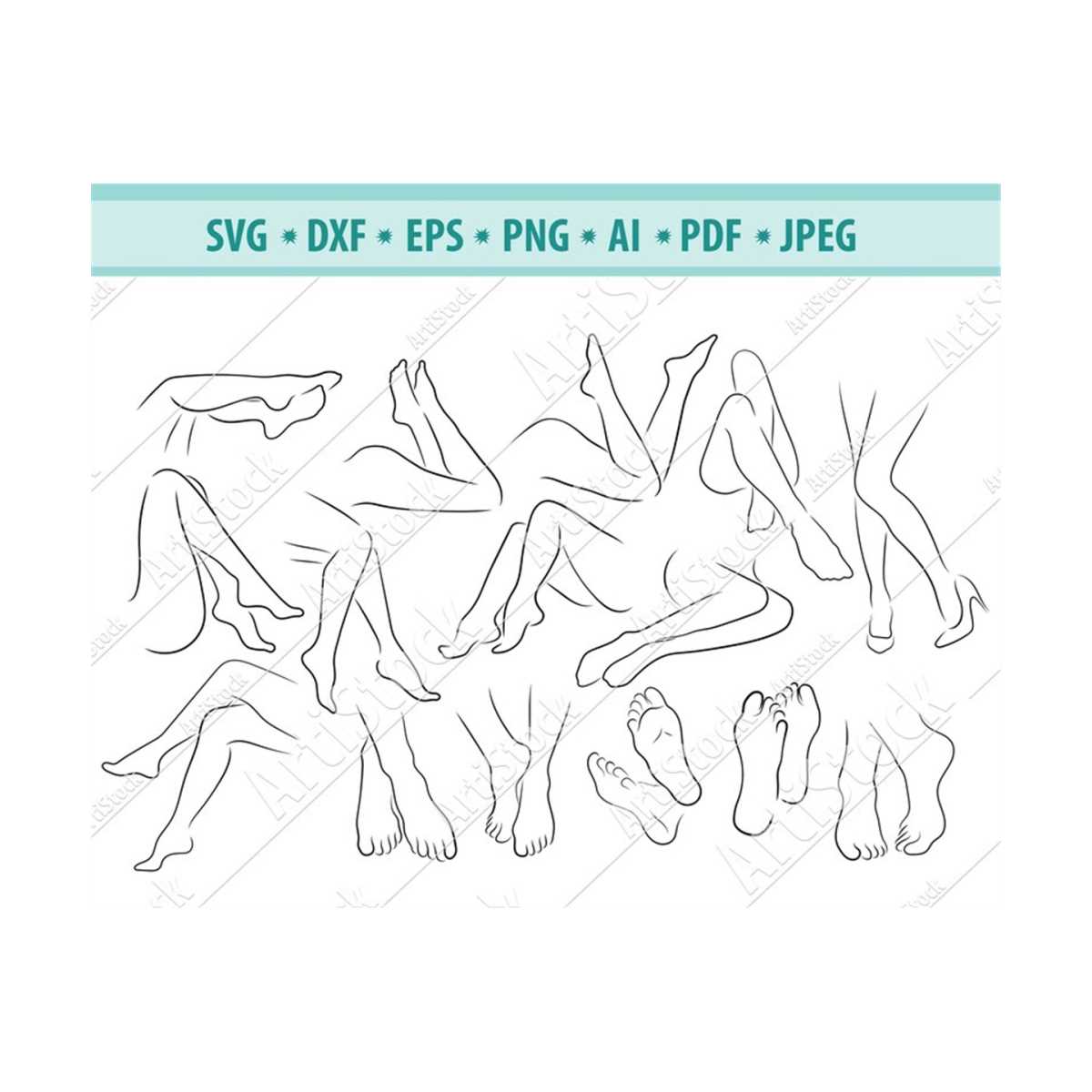 Woman Legs Svg, Sexy legs Svg, Vector Image, Legs Cut File, | Inspire ...