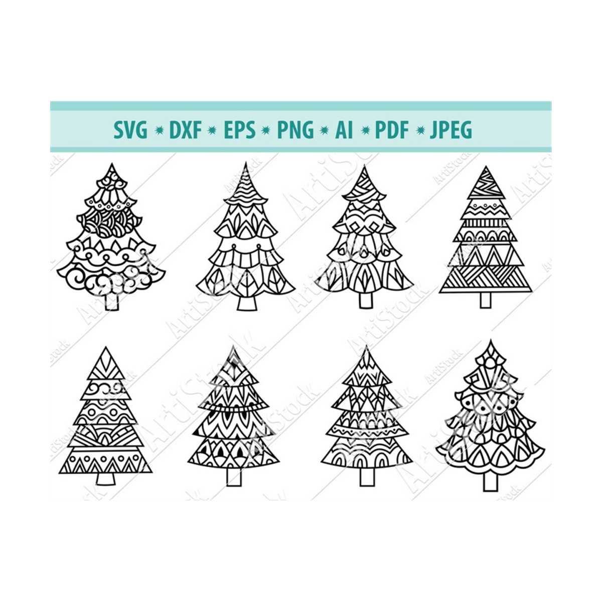 Christmas Tree Svg, Christmas svg, christmas tree cut file s | Inspire ...