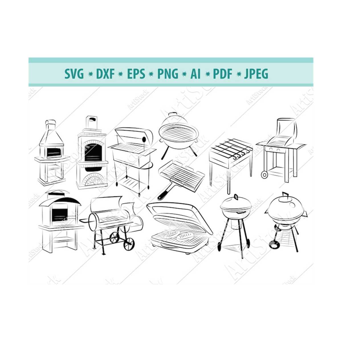 BBQ svg BBQ svg bundle BBQ svg files bbq pit svg Barbecue sv - Inspire ...