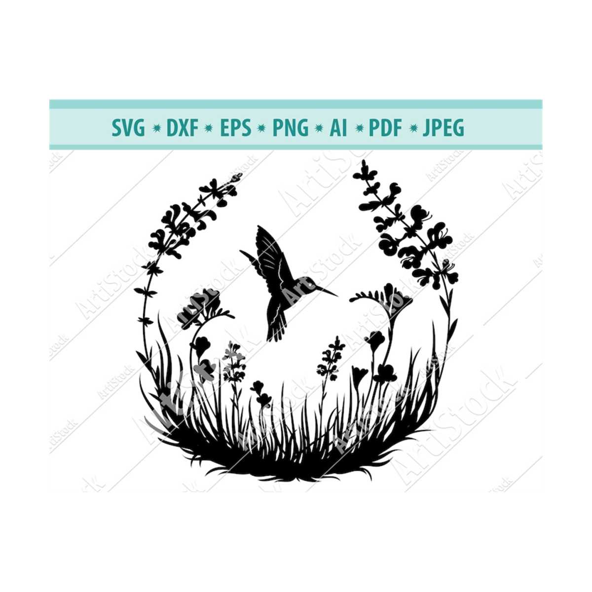 Hummingbird SVG file, Hummingbird Wreath svg file, hummingbi | Inspire ...