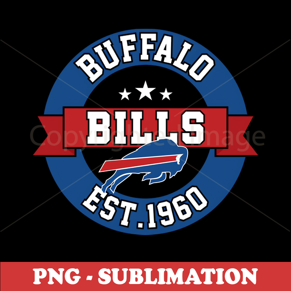 Vintage Buffalo Bills Logo - High-Resolution PNG Digital Dow | Inspire ...
