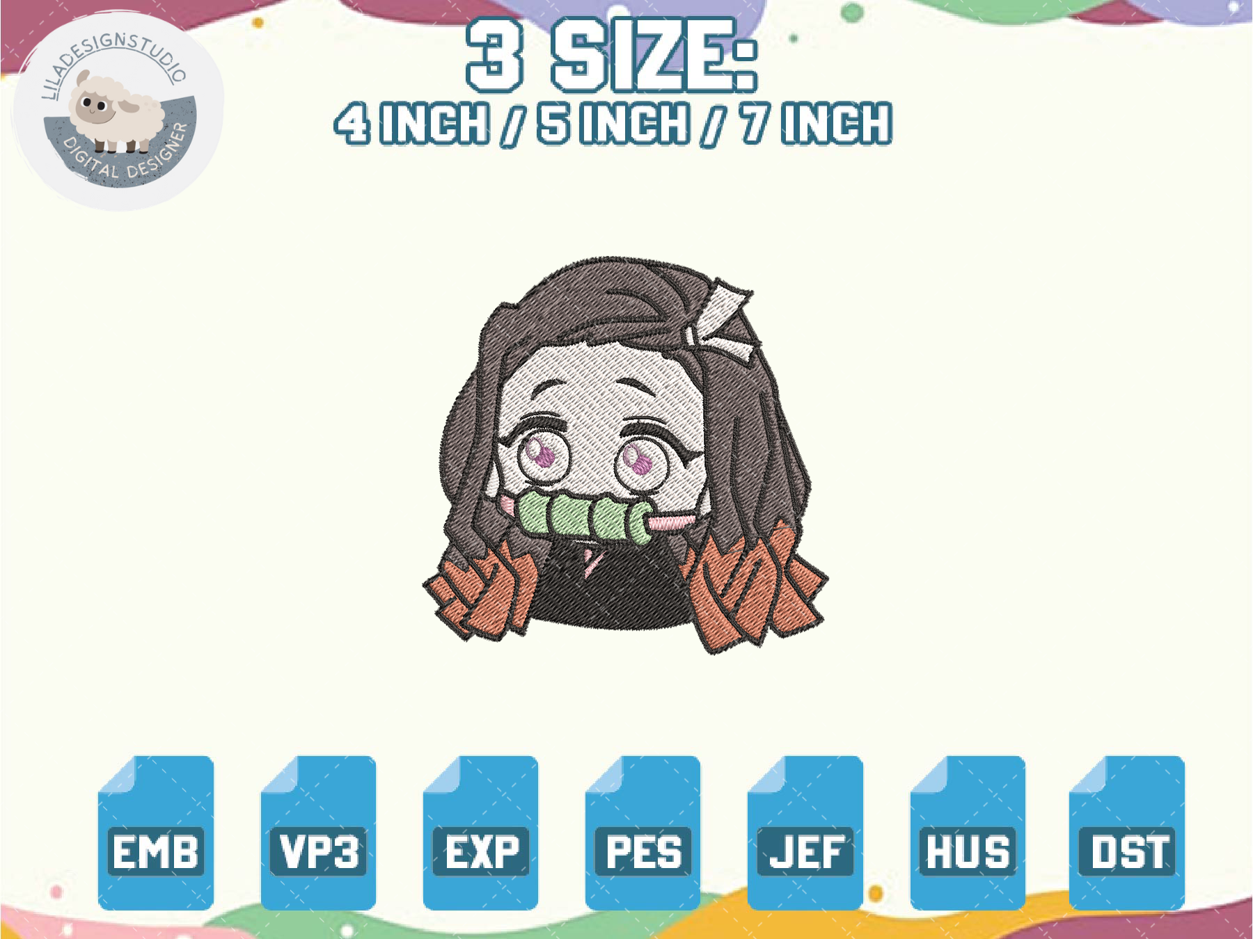 Hero Embroidery Patterns, Slayer Anime Embroidery FIles, Mac | Inspire ...