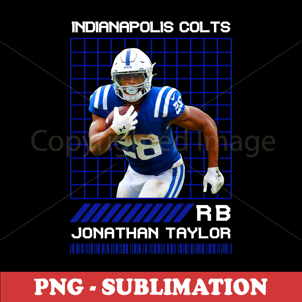 Jonathan Taylor - RB Sublimation PNG Digital Download - Unle | Inspire ...