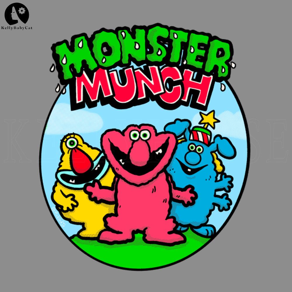 Munching Monsters, Cartoon PNG | Inspire Uplift