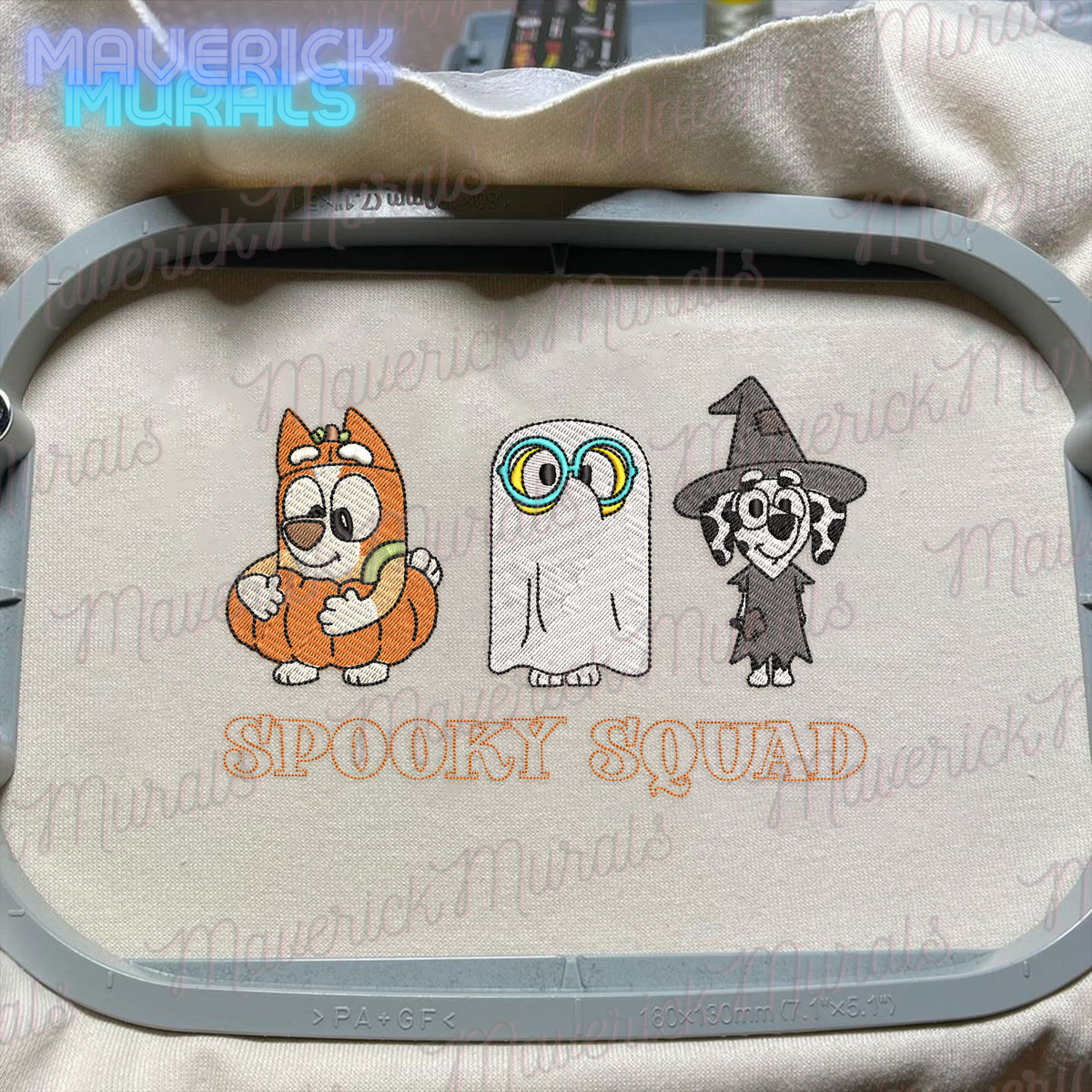 Hello Spooky Halloween Embroidery Design, Spooky Squad Embro | Inspire ...