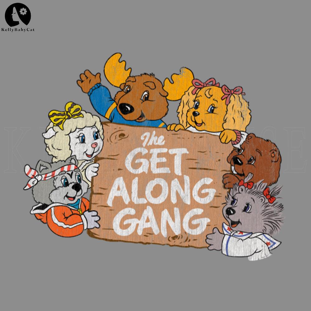 Vintage Get Along Gang, Cartoon PNG | Inspire Uplift