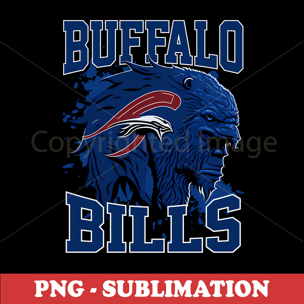 Buffalo Bills Sublimation Design - Monster Bills PNG Digital | Inspire ...