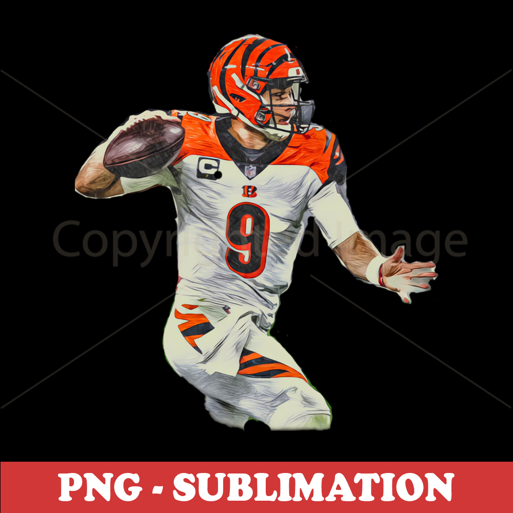 Joe Burrow Sublimation Design - High-Resolution PNG Digital - Inspire ...