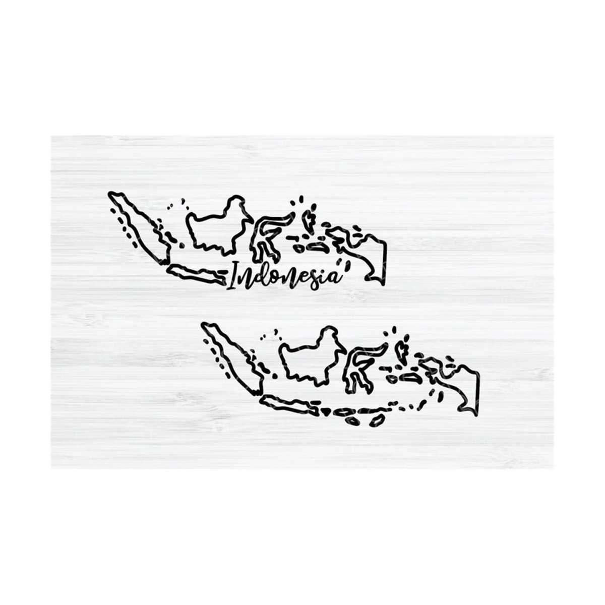 Indonesia outline SVG PNG, Indonesia Vector File, Indonesia | Inspire ...