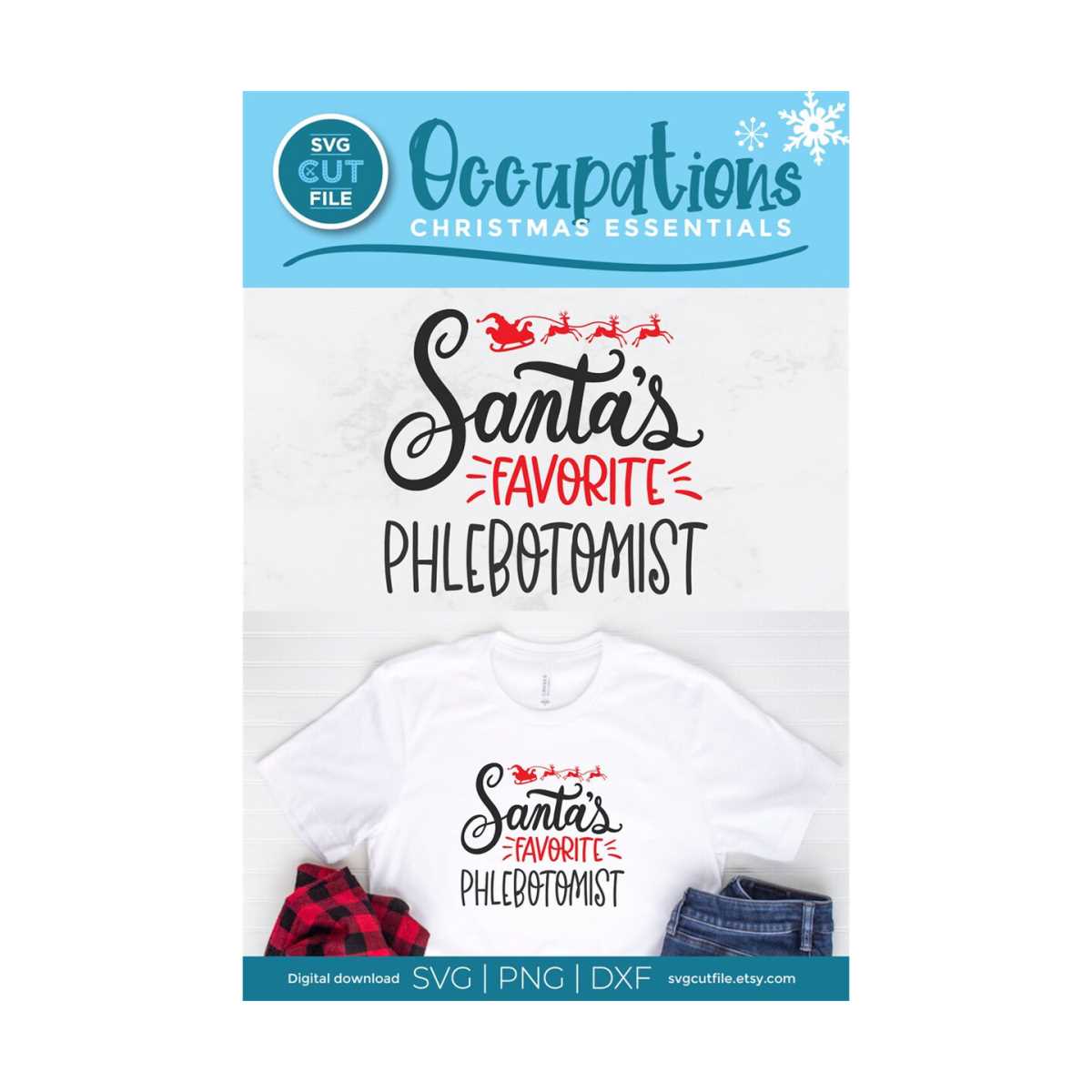 Christmas Phlebotomist svg, Phlebotomist Christmas svg, sant | Inspire ...
