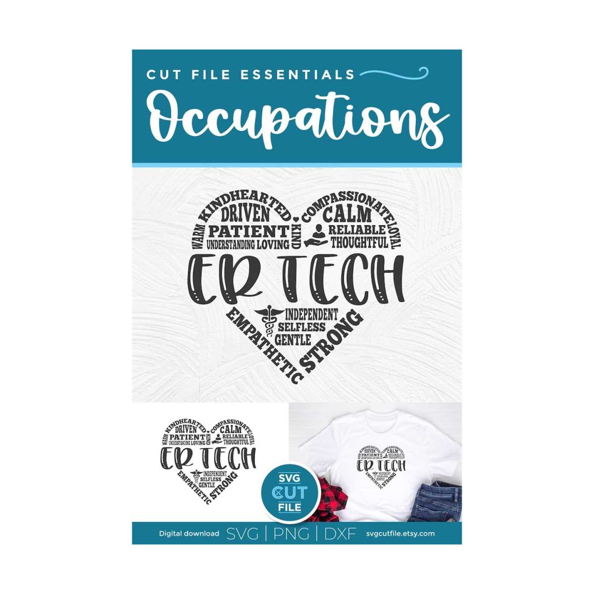 ER tech svg, emergency room tech svg, emergency department t - Inspire ...