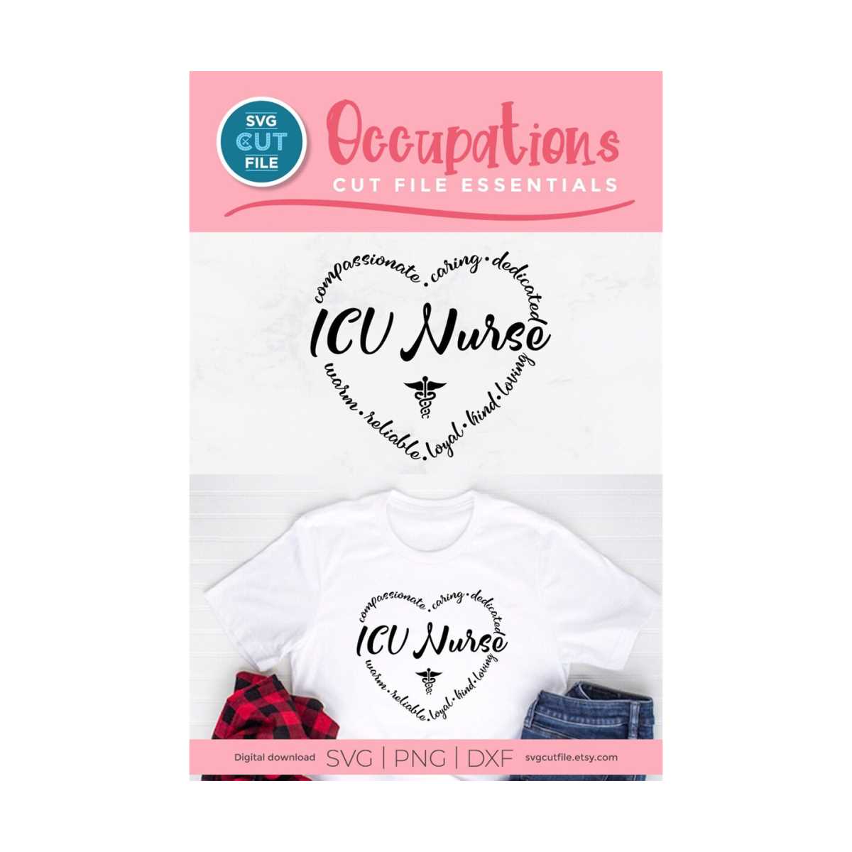 ICU nurse svg, intensive care unit nurse svg, icu rn svg, Nu | Inspire ...